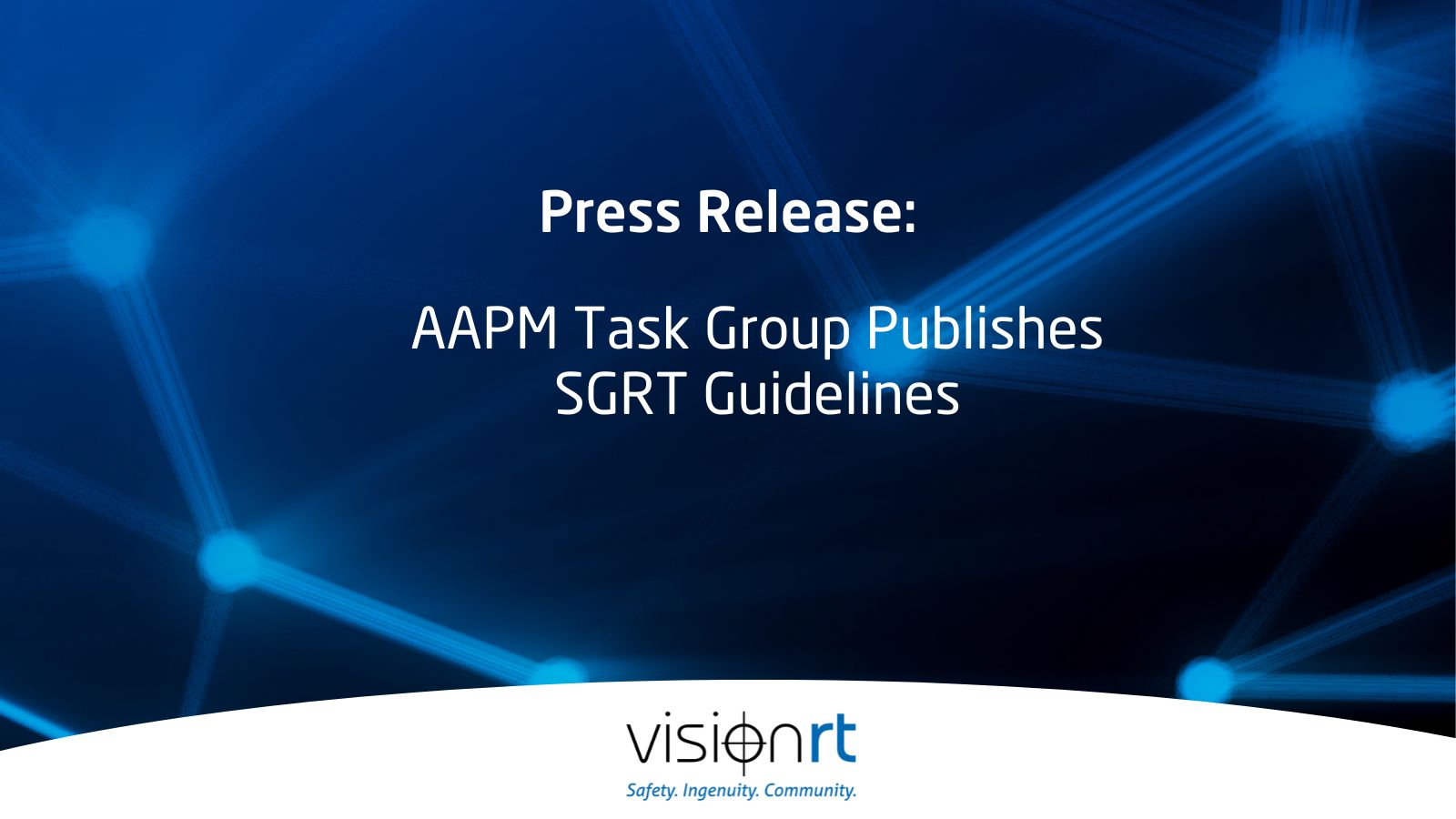 AAPM Task Group Publishes SGRT Guidelines - Vision RT